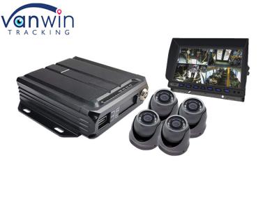 China 1080P AHD 4ch 3g 4g GPS SD Card  Mobile DVR For Taxi Cab Mini Bus Fleets for sale