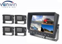 China 4 channel Heavy Duty DVR AHD TFT Car Monitor Split Screen For Truck Van Bus for sale