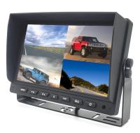 China 4 channel Heavy Duty DVR AHD TFT Car Monitor Split Screen For Truck Van Bus for sale