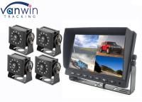 China 4 channel Heavy Duty DVR AHD TFT Car Monitor Split Screen For Truck Van Bus for sale