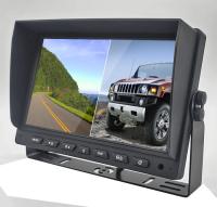 China 7'' 9'' 10'' 2 Splits AHD Car Display  TFT Car Monitor For 2 Channel Video Recording for sale