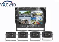 China AHD Quad Waterproof TFT Car Monitor Display With IP69 7 Inch for sale