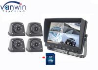 China 7 Inch 4ch Car Screen And Rear View Camera LCD Display Recorder For Truck RV for sale