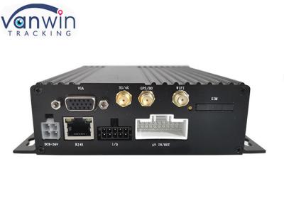 China 1080P AHD Dual SD security mobile dvr 4Ch Gps 3g 4g Wifi For Bus Fleet for sale