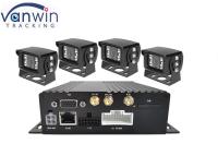 China 1080P AHD Dual SD security mobile dvr 4Ch Gps 3g 4g Wifi For Bus Fleet for sale