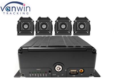 China 4ch 4G GPS WIFI H.265 HDD mobile car recorder dvr For Vehicles Fleet Management for sale