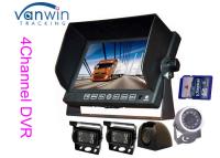 China Bus / truck / trailer / coach 7 inch TFT Car Monitor AHD with 720P camera , SD Card for sale