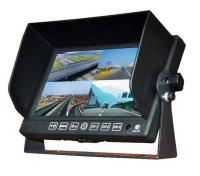 China 9 Inch All In One DVR car tft monitor , car tft lcd monitor with 4ch cameras recording for sale