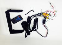 China 7 Inch LCD Security TFT Car Monitor with 4 channel AV inputs, 32GB SD card storage for sale