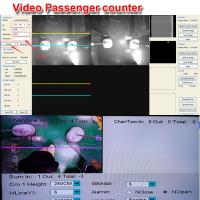 China Passenger Counter car mobile dvr , electronic fence IR alarm MDVR for bus fleet security system for sale