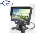 China 7 Inch Vehicle On Dash Backup Monitor Digital TFT LCD 2 Video Input For Mdvr Camera for sale