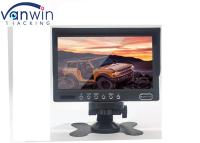 China 7 Inch Vehicle On Dash Backup Monitor Digital TFT LCD 2 Video Input For Mdvr Camera for sale