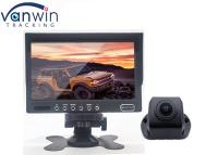China 7 Inch Vehicle On Dash Backup Monitor Digital TFT LCD 2 Video Input For Mdvr Camera for sale