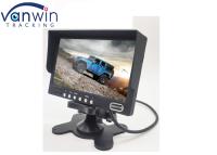 China 7 Inch Vehicle On Dash Backup Monitor Digital TFT LCD 2 Video Input For Mdvr Camera for sale