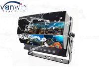 China IP69K Waterproof Truck Bus Car Rear View Monitor 7 Inch With 4 Split for sale