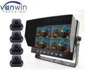 China IP69K Waterproof Truck Bus Car Rear View Monitor 7 Inch With 4 Split for sale