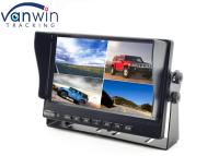 China Black 7 Inch Car Monitor 4 Channel Video Input HD Screen for sale