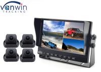China Black 7 Inch Car Monitor 4 Channel Video Input HD Screen for sale