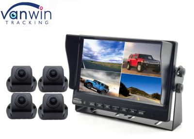 China Black 7 Inch Car Monitor 4 Channel Video Input HD Screen for sale