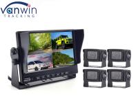 China Black 7 Inch Car Monitor 4 Channel Video Input HD Screen for sale