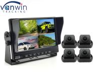 China 4ch Split Screen Quad Security Surveillance Recorder DVR Camera Car Monitor 10.1 Inch for sale
