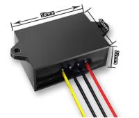China DC 24V to 12V Car Power Converter Regulator Max 5A 60W Plastic for sale