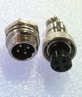 China Car Vehicle Cameras Monitor Plug Adaptor Aviation Female Male Connector 4 Pin for sale