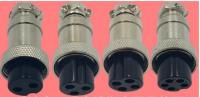 China Car Vehicle Cameras Monitor Plug Adaptor Aviation Female Male Connector 4 Pin for sale