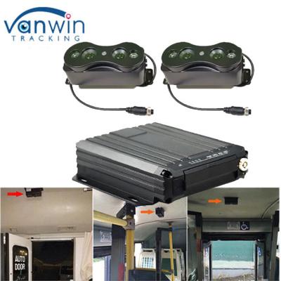 China Facial Recognition Camera Type Automatic Bus Passenger Counter 4G GPS MDVR Counter for sale