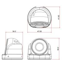 China AHD Car Dome Camera for bus for sale