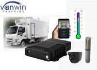 China 4 Channel HDD Mobile NVR System Temperature Monitoring For Freezer Trucks for sale