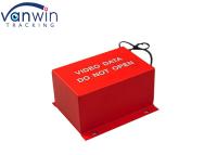 China Vehicle Mobile Dvr Accessories Fireproof Waterproof Bright Red Color Protected Safe Box for sale