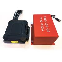 China Vehicle Mobile Dvr Accessories Fireproof Waterproof Bright Red Color Protected Safe Box for sale