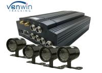 China Vehicle AHD 4CH HDD SD Mobile DVR With GPS 3G / 4G / WIFI MDVR Car Black Box for sale