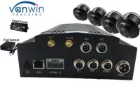 China BUS CCTV System MDVR G-Sensor GPS WIFI 3G 4CH HDD / SD Card Recorder for Car for sale