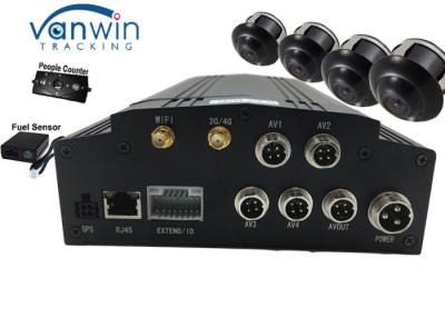 China BUS CCTV System MDVR G-Sensor GPS WIFI 3G 4CH HDD / SD Card Recorder for Car for sale