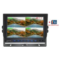China 7 inch 1024*600 AHD Monitor Quad Display Car Truck Security Camera System With Recording Function for sale