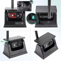 China Solar Powered Magnet Rear View Camera 7 inch IPS Monitor Wireless 1080P DVR Kit for Vans Trailer RV Truck Car for sale