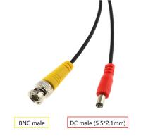 China M12 4P Female To Male BNC And DC Extension Cable Aviation Plug For Car DVR System for sale