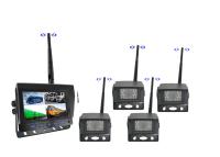 China AHD Digital Wireless Car Reversing Backup Camera Kit Forklift Truck Van Wireless TFT Car Monitor System for sale