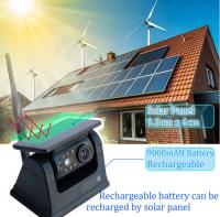 China Solar Rechargeable Battery Wireless Backup Bus Rear View WiFi Camera 1080P Magnetic Base with WIFI App for sale