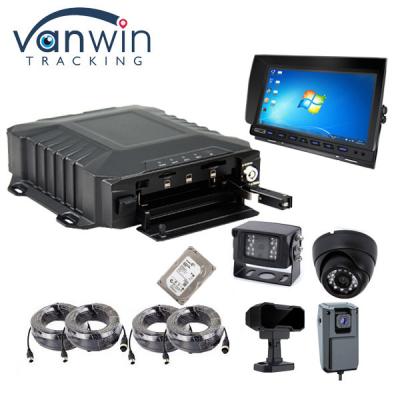 China Functional 4 Channel Mobile DVR with Dashcam 4G GPS WIFI for Taxi / Bus for sale