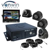 China Free Software FHD 4CH SD Card Mobile DVR With Rechargeable Battery & Super Capacitor for sale