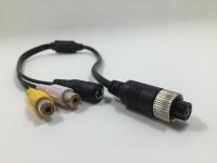 China 4 Pin to RCA Adapter DVR Accessories Female 4-Pin to RCA (A/V) Adapter Wire for sale
