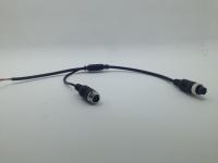 China Car camera audio adapter, 4 Pin Female to male connector wire for camera&external pick-up/micphone for sale