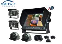 China 4 Channel TFT Car Monitor DVR 7 inch with 4 Cameras / Recording function for Truck for sale