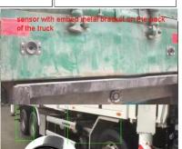 China 0.4-5m Detection Range Anti-Collision Radar System with Big LED Display and Beep Alert for sale