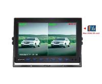 China Hot Sale 9 inch 1024*600 AHD Quad Display Car Truck Security Camera System With Recording Function for sale