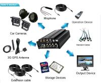 China 3G / 4G WIFI AHD 4 Channel Vehicle Mobile DVR CCTV Camera Surveillance Systems for bus for sale