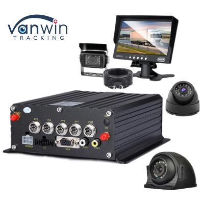 China 4CH 1080P H.265 SD Card Mobile DVR GPS Tracker For Car Recording Instrument for sale